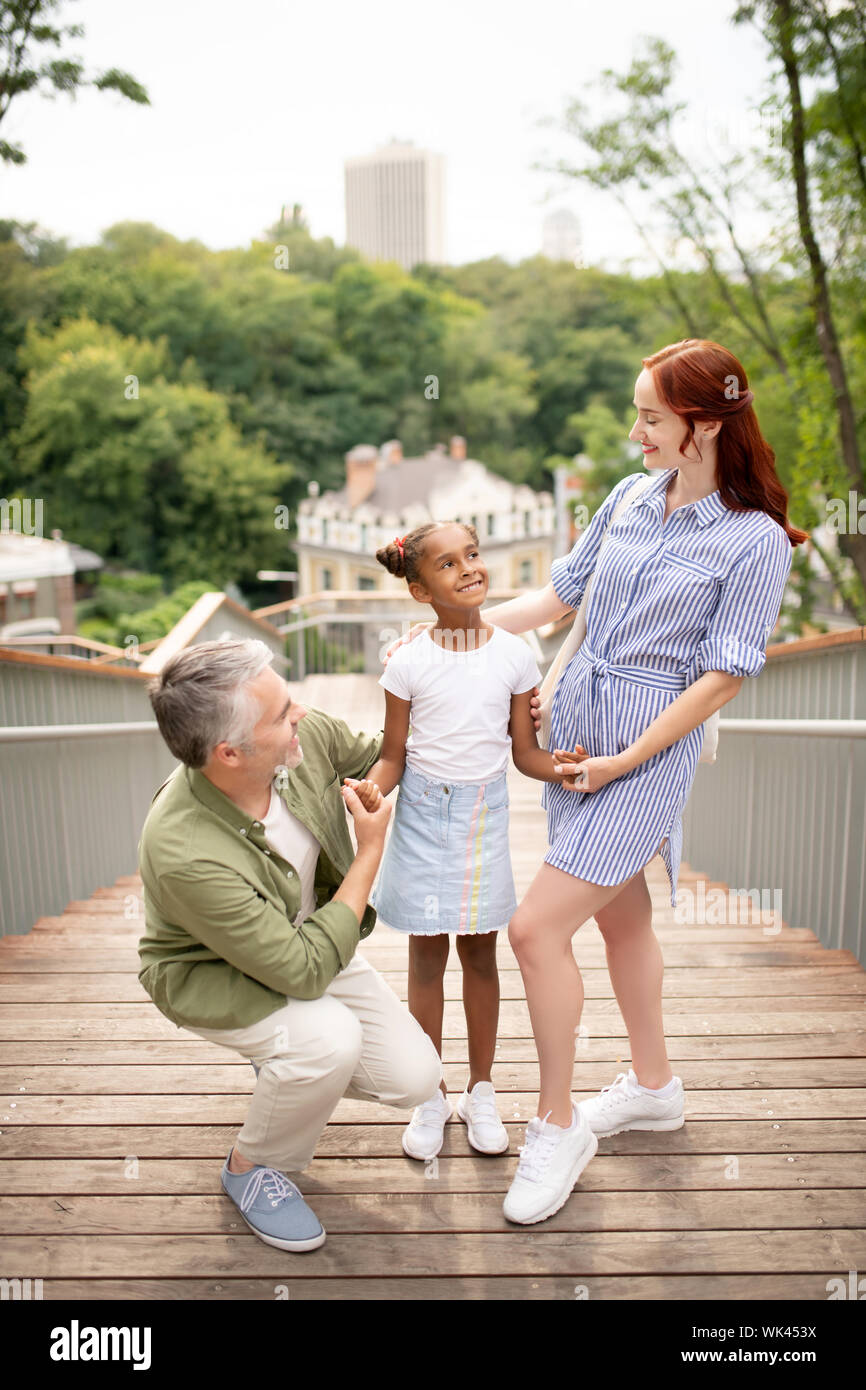 Grey hair woman child hi-res stock photography and images - Alamy
