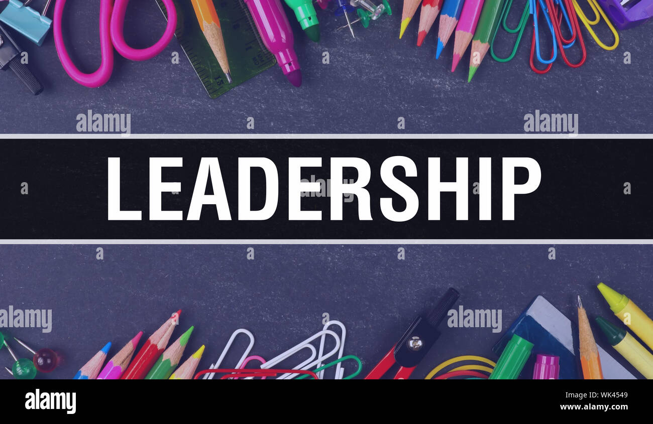 Leadership text written on Education background of Back to School ...