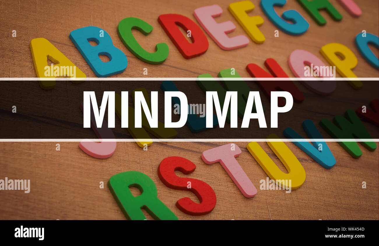 Mind map with Back to school Education concept background. Abstract ...