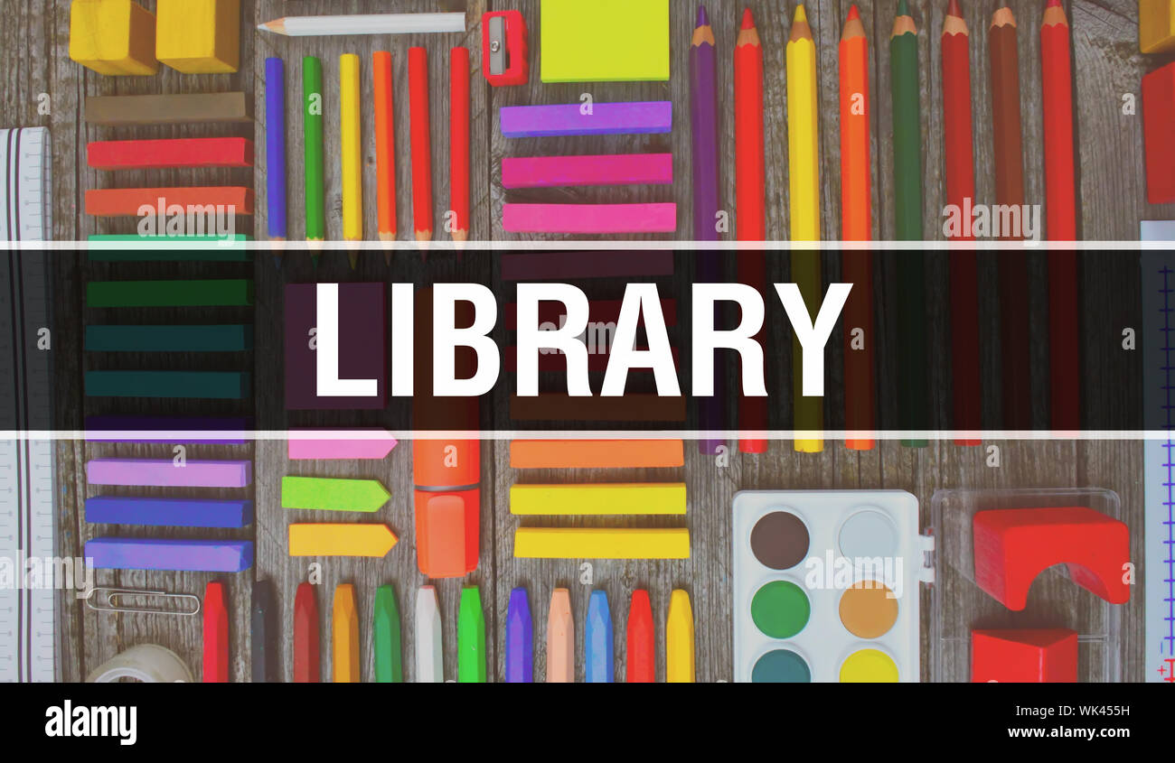 School Library Background Wallpaper