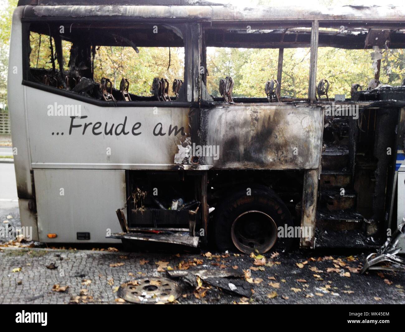 Burnt Bus High Resolution Stock Photography and Images - Alamy