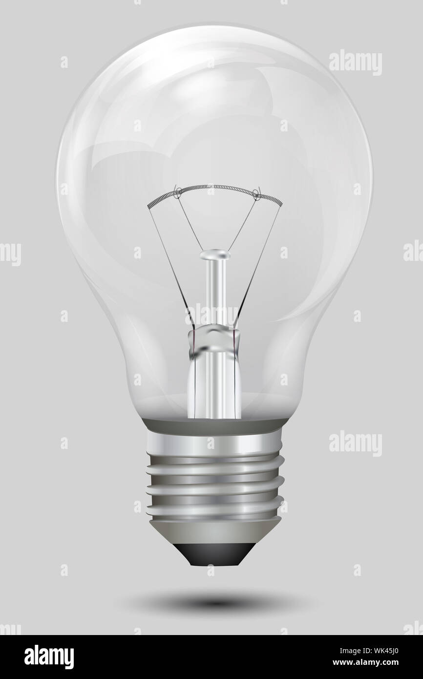 illustration of electronic bulb Stock Photo - Alamy
