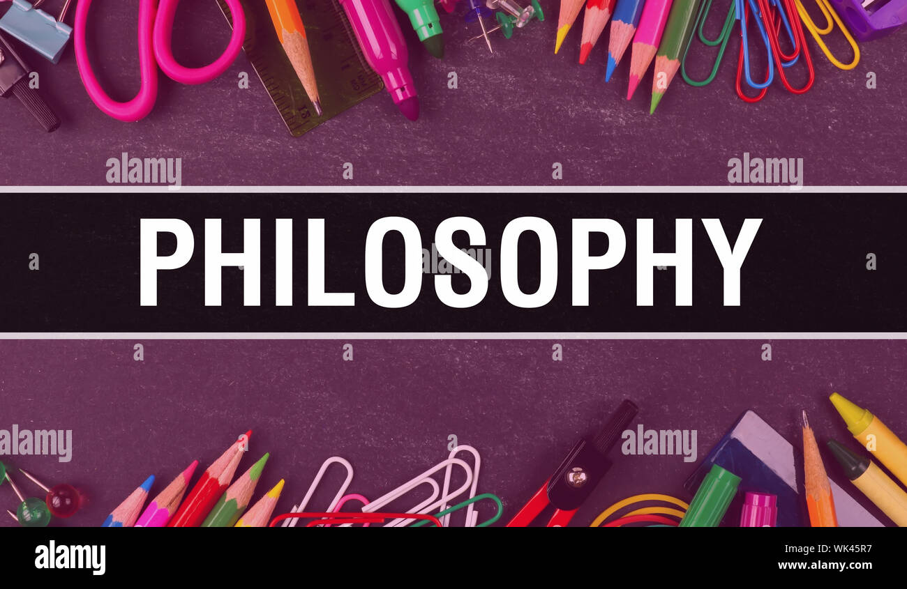 Philosophy text written on Education background of Back to School ...