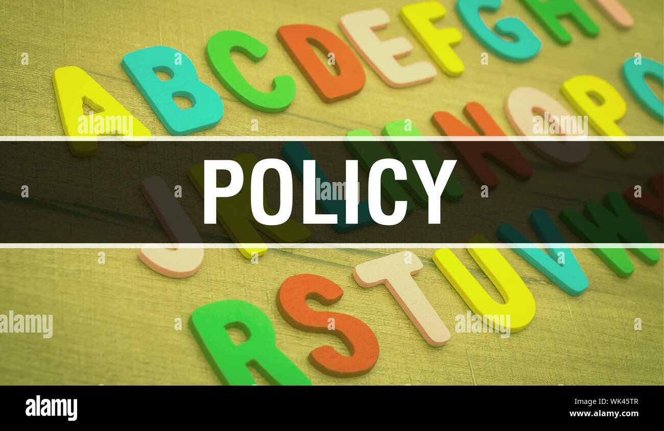 Policy with Back to school Education concept background. Abstract ...