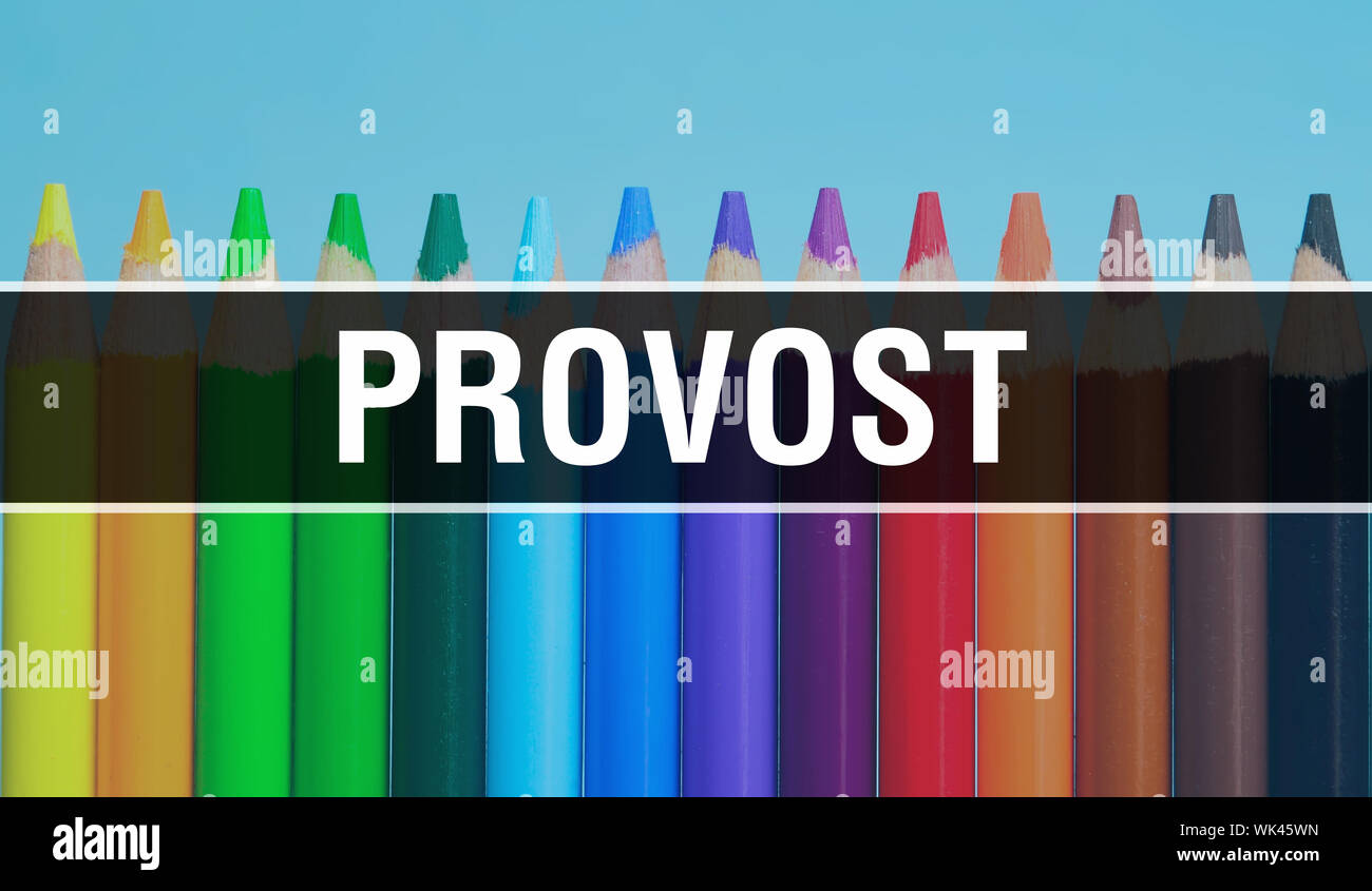 Provost concept with education and back to school concept. Creative ...