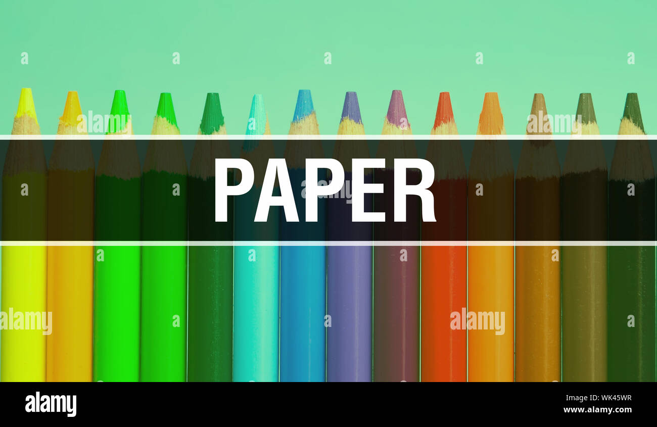 paper concept with education and back to school concept. Creative ...