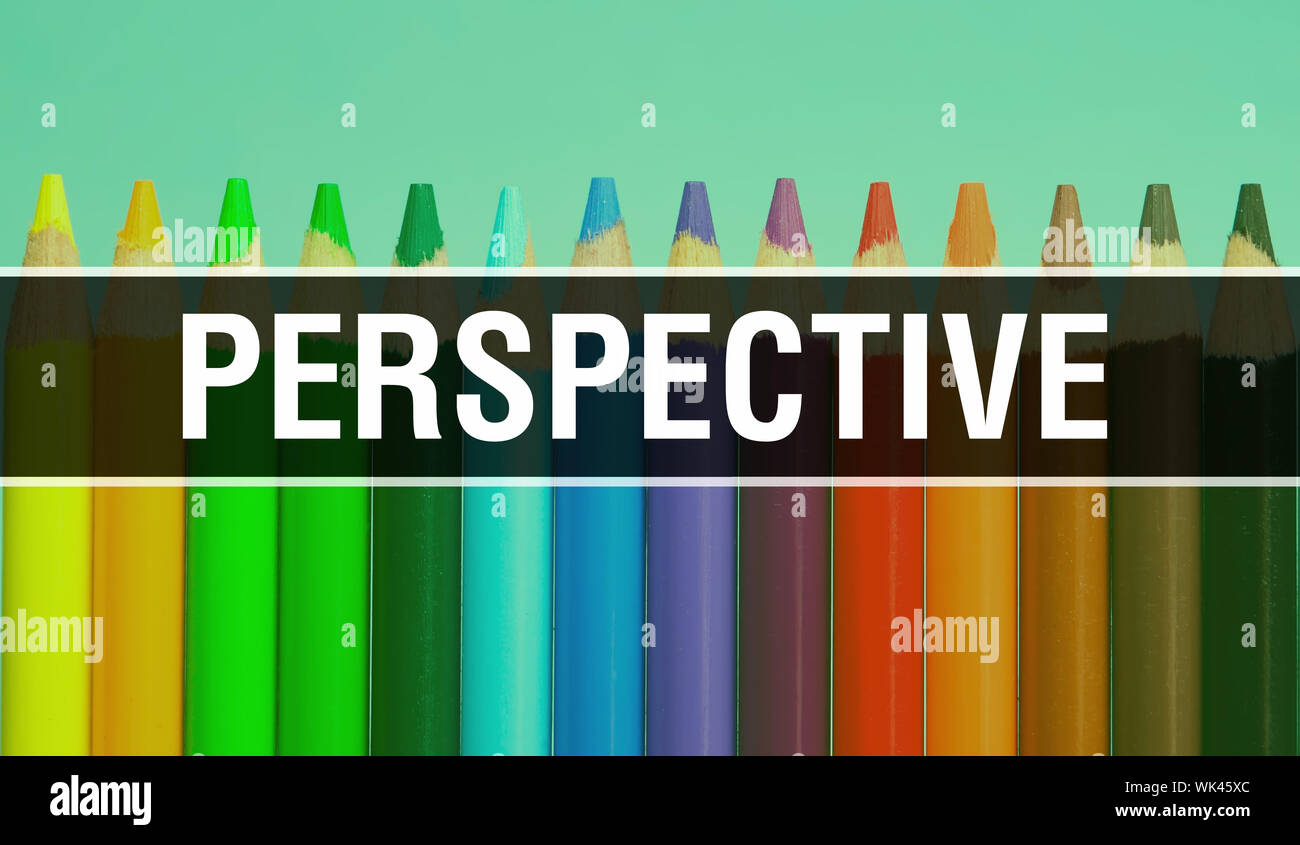 perspective concept with education and back to school concept. Creative ...
