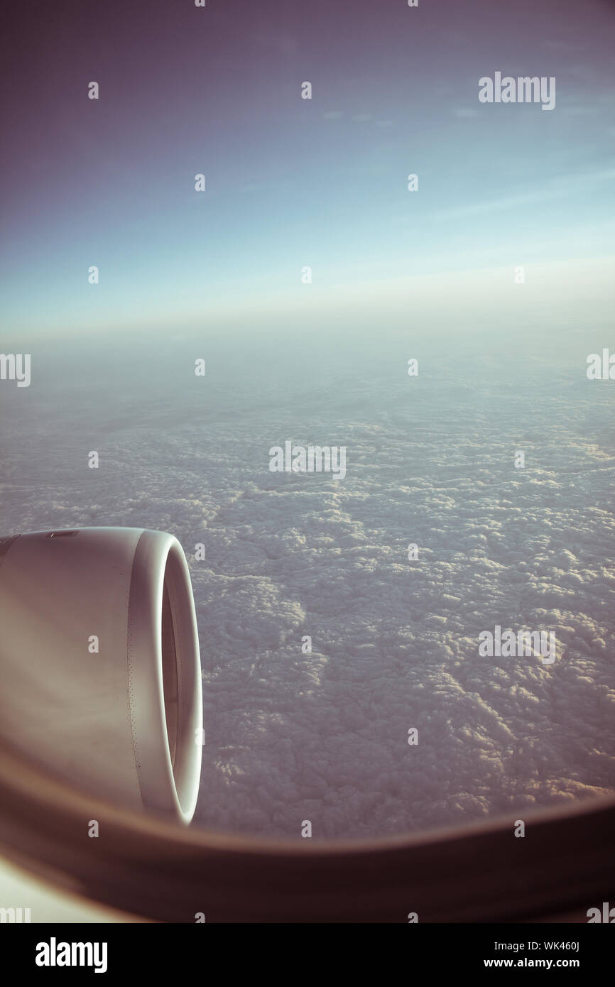 View through the aircraft window Stock Photo - Alamy