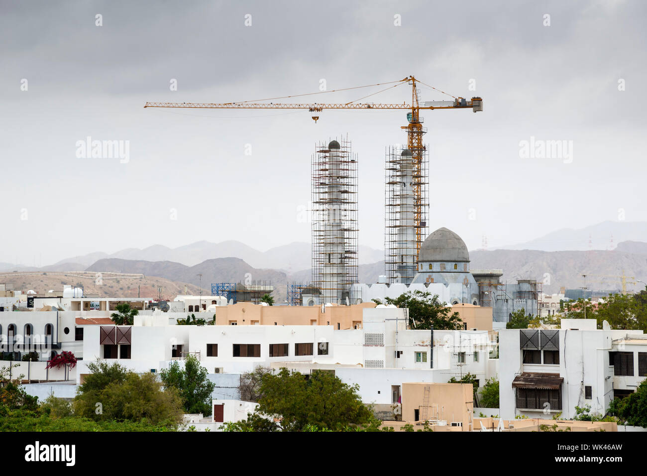 Mosque minaret construction oman hi-res stock photography and images ...