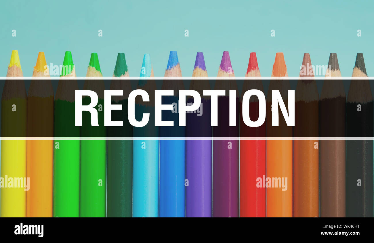 Reception concept with education and back to school concept. Creative ...