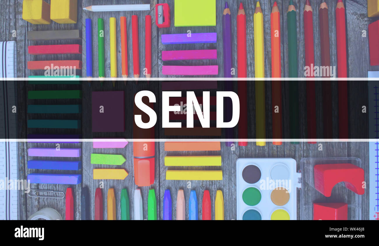 SEND text with Back to school wallpaper. SEND and School Education ...