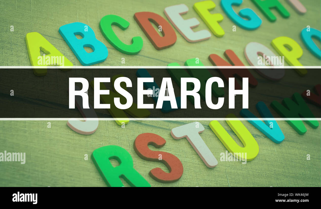 Research with Back to school Education concept background. Abstract ...