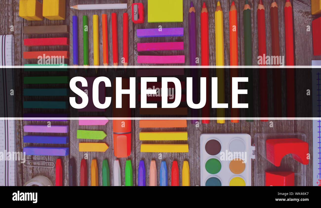 Schedule text with Back to school wallpaper. Schedule and School ...