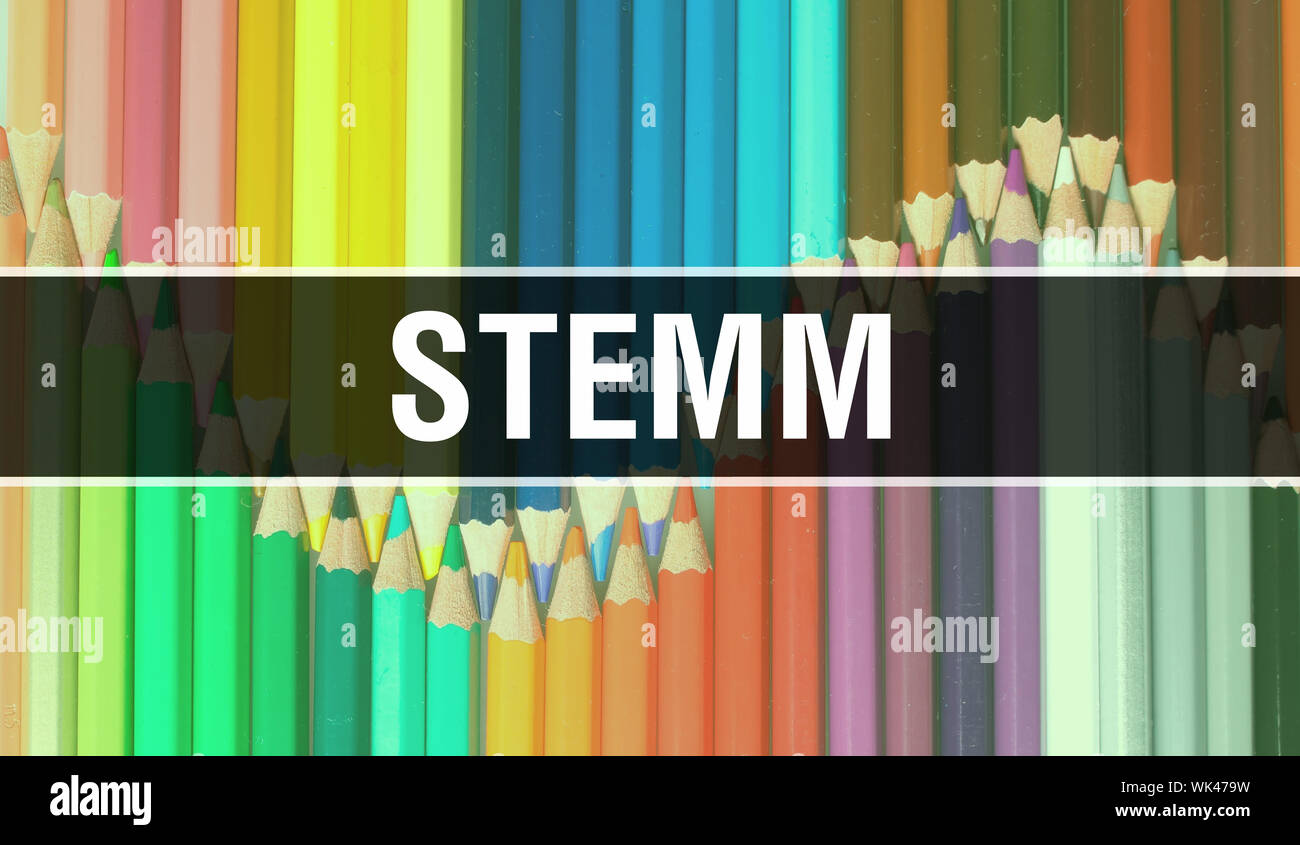 STEMM concept illustration on Back to School banner with Education ...