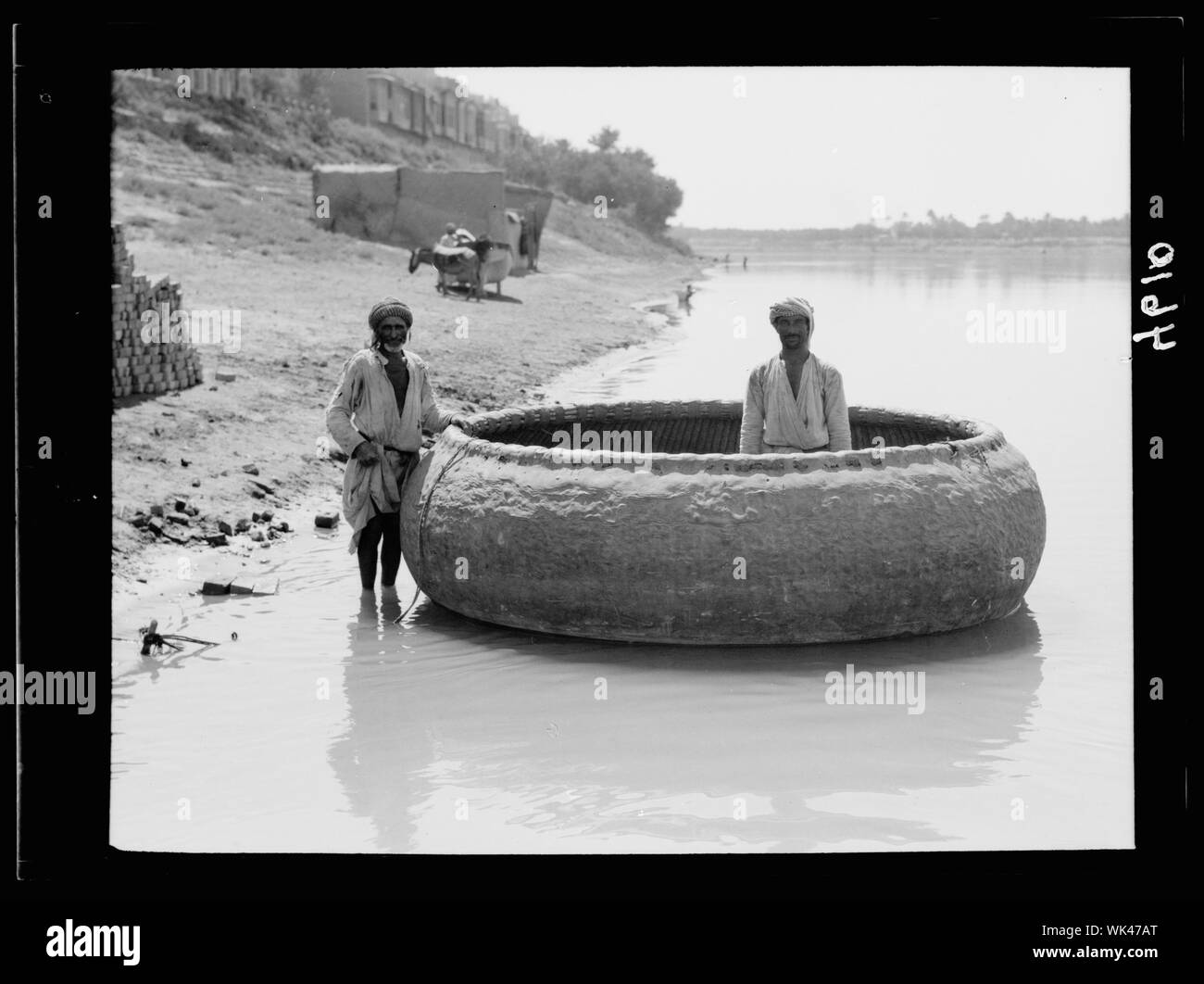 Iraq. (Mesopotamia). Baghdad. River scenes on the Tigris. The Tigris ...
