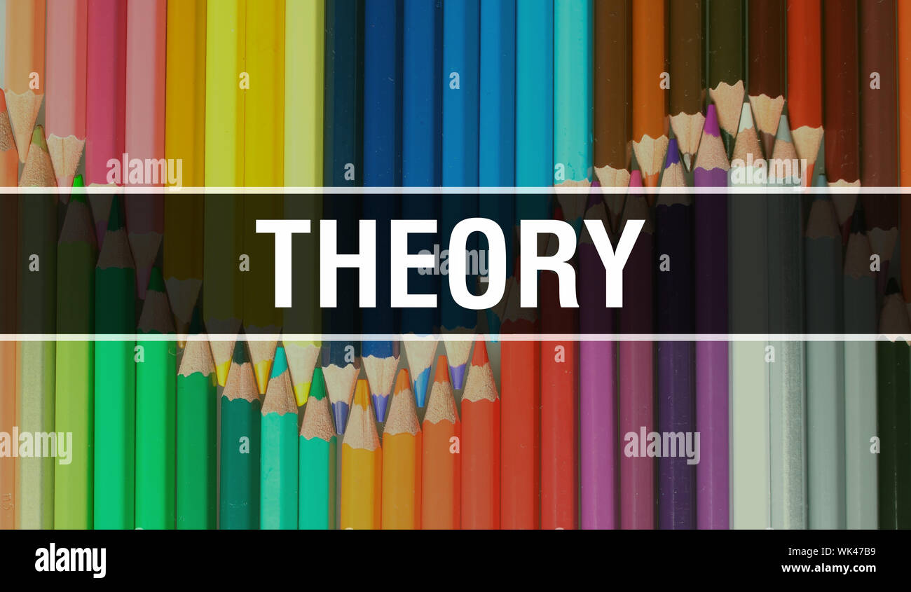 Theory concept illustration on Back to School banner with Education ...