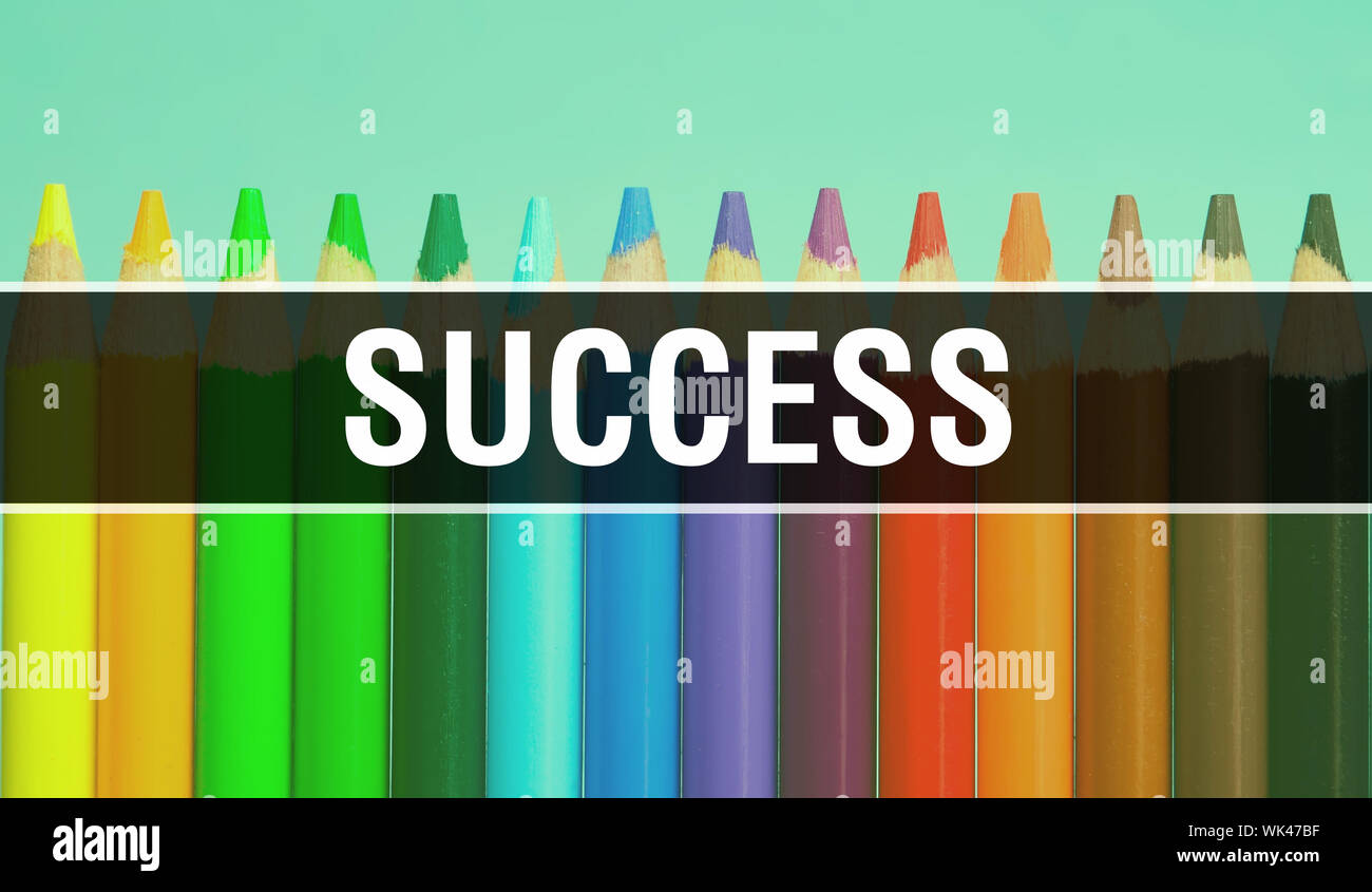 success concept with education and back to school concept. Creative ...