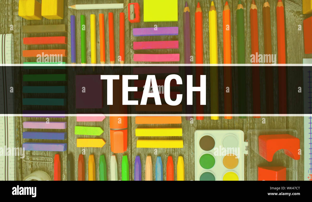 teach text with Back to school wallpaper. teach and School Education ...
