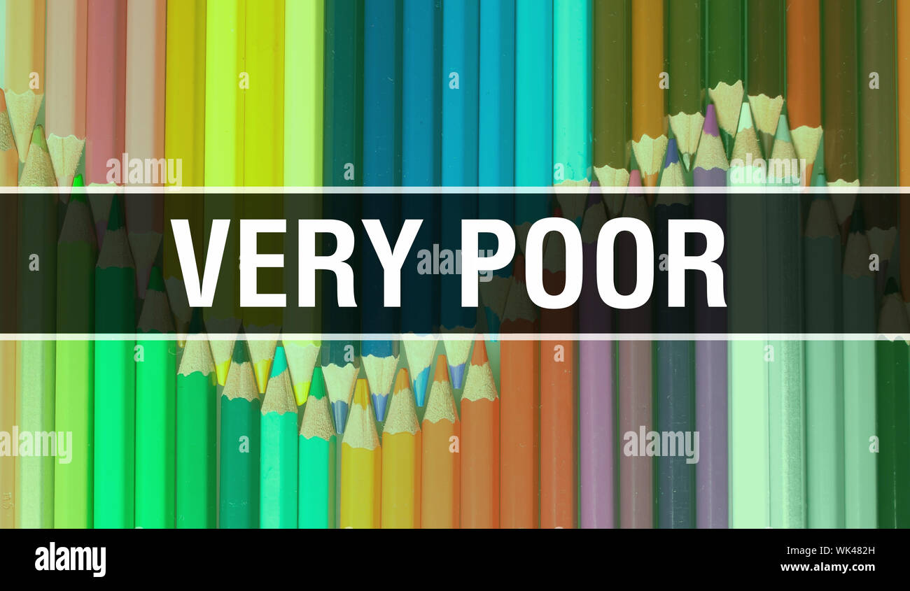 Very poor concept illustration on Back to School banner with Education ...