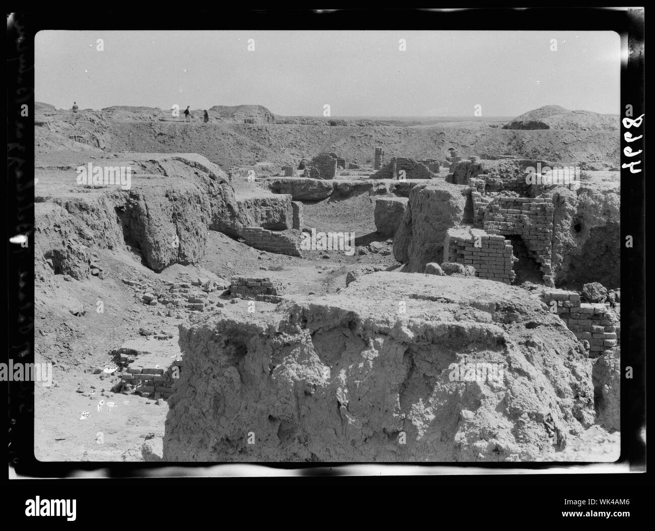 Iraq. Babylon the great. Various views of the crumbling ruins. Remains ...