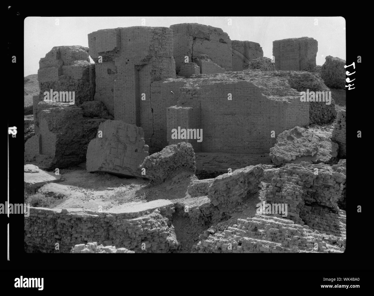 Iraq. Babylon the great. Various views of the crumbling ruins. Some of ...