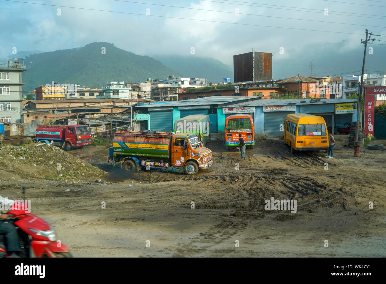 Countryside and rural towns Nepal Stock Photo - Alamy