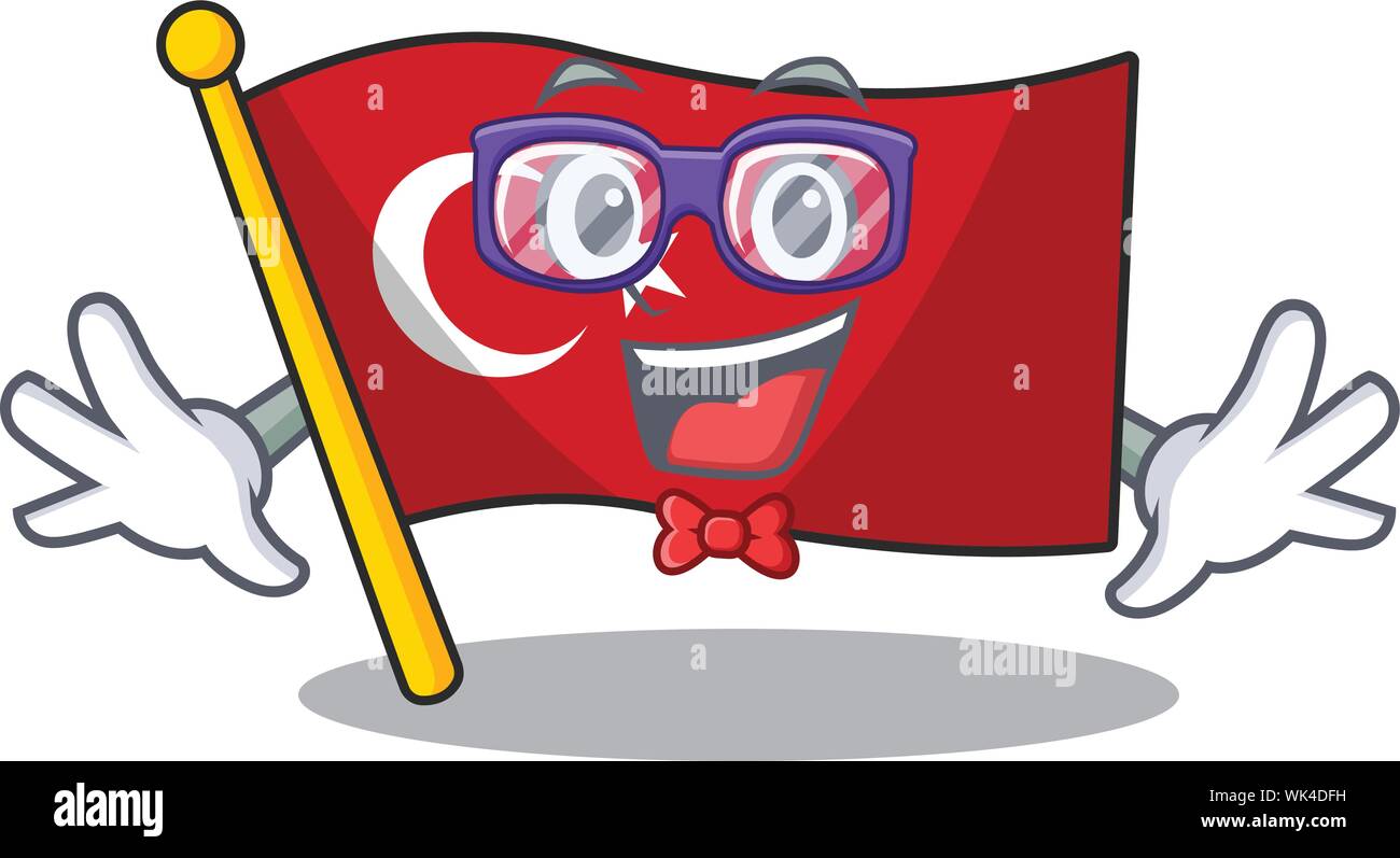 Geek flag turkey isolated in the cartoon Stock Vector Image & Art - Alamy