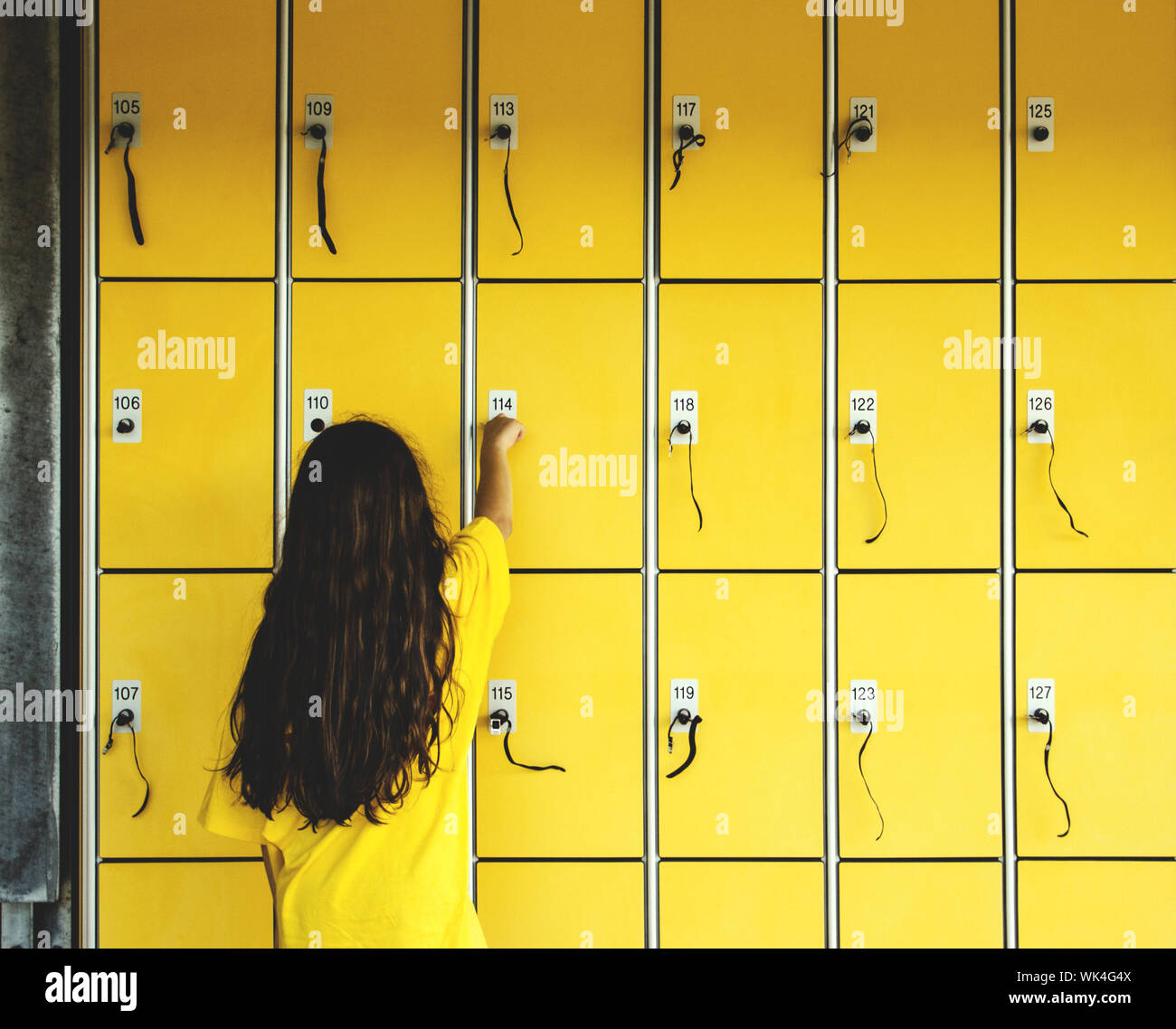 Girls locker room High Resolution Stock Photography and Images - Alamy