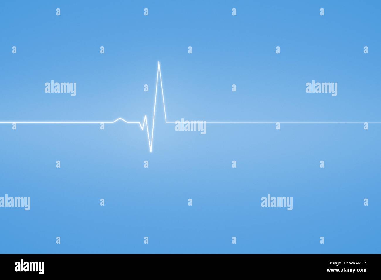 Digitally generated medical background with blue ecg line Stock Photo ...