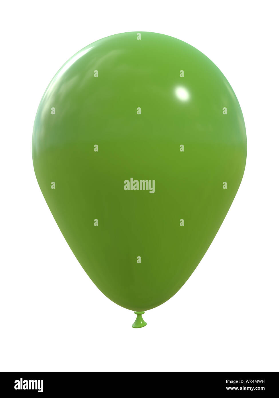 Birthday balloon green Cut Out Stock Images & Pictures - Alamy