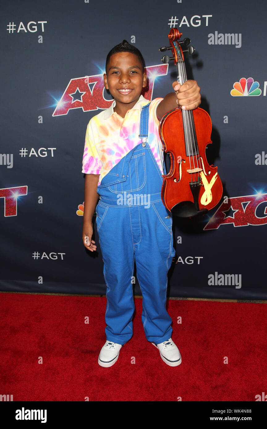 Hollywood, Ca. 3rd Sep, 2019. Tyler Butler-Figueroa, at "America's Got ...