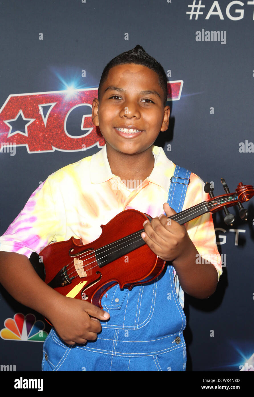 Hollywood, Ca. 3rd Sep, 2019. Tyler Butler-Figueroa, at "America's Got ...