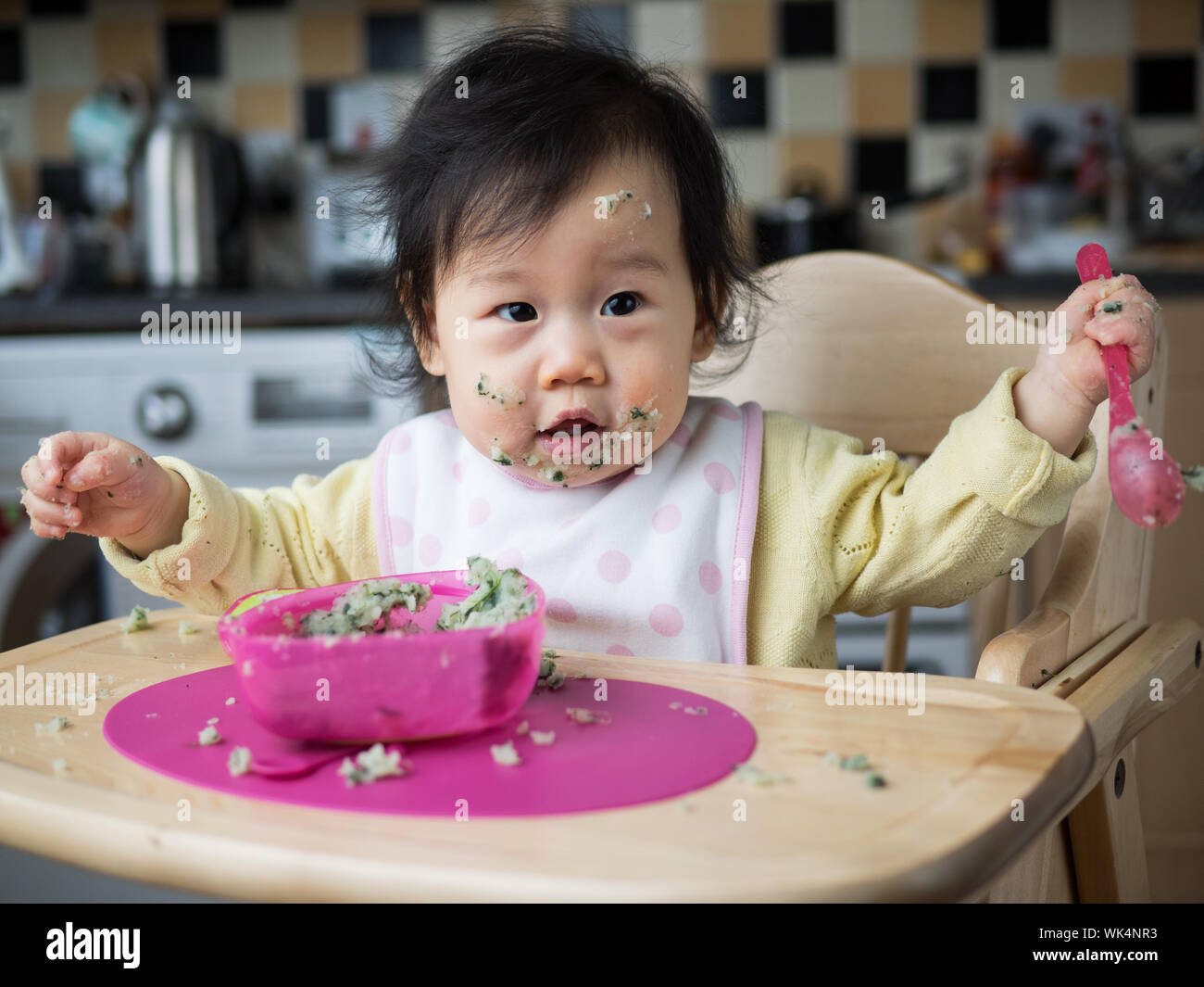 Messy food face hi-res stock photography and images - Alamy
