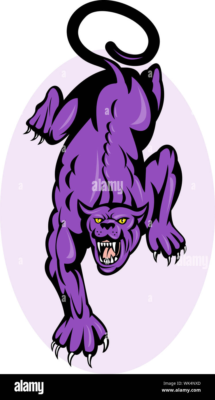 Panther pounce attack hi-res stock photography and images - Alamy