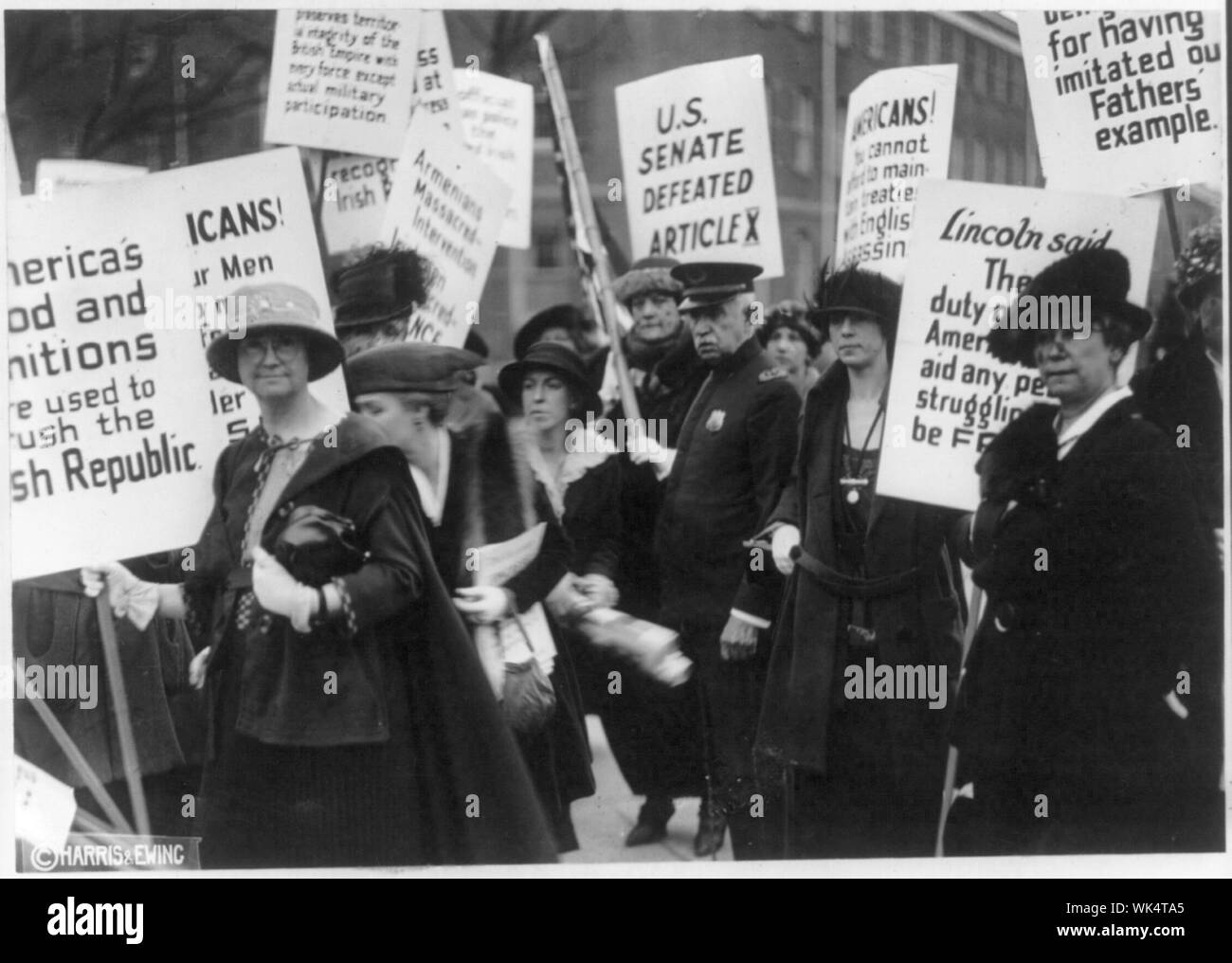Irish freedom demonstration Stock Photo - Alamy