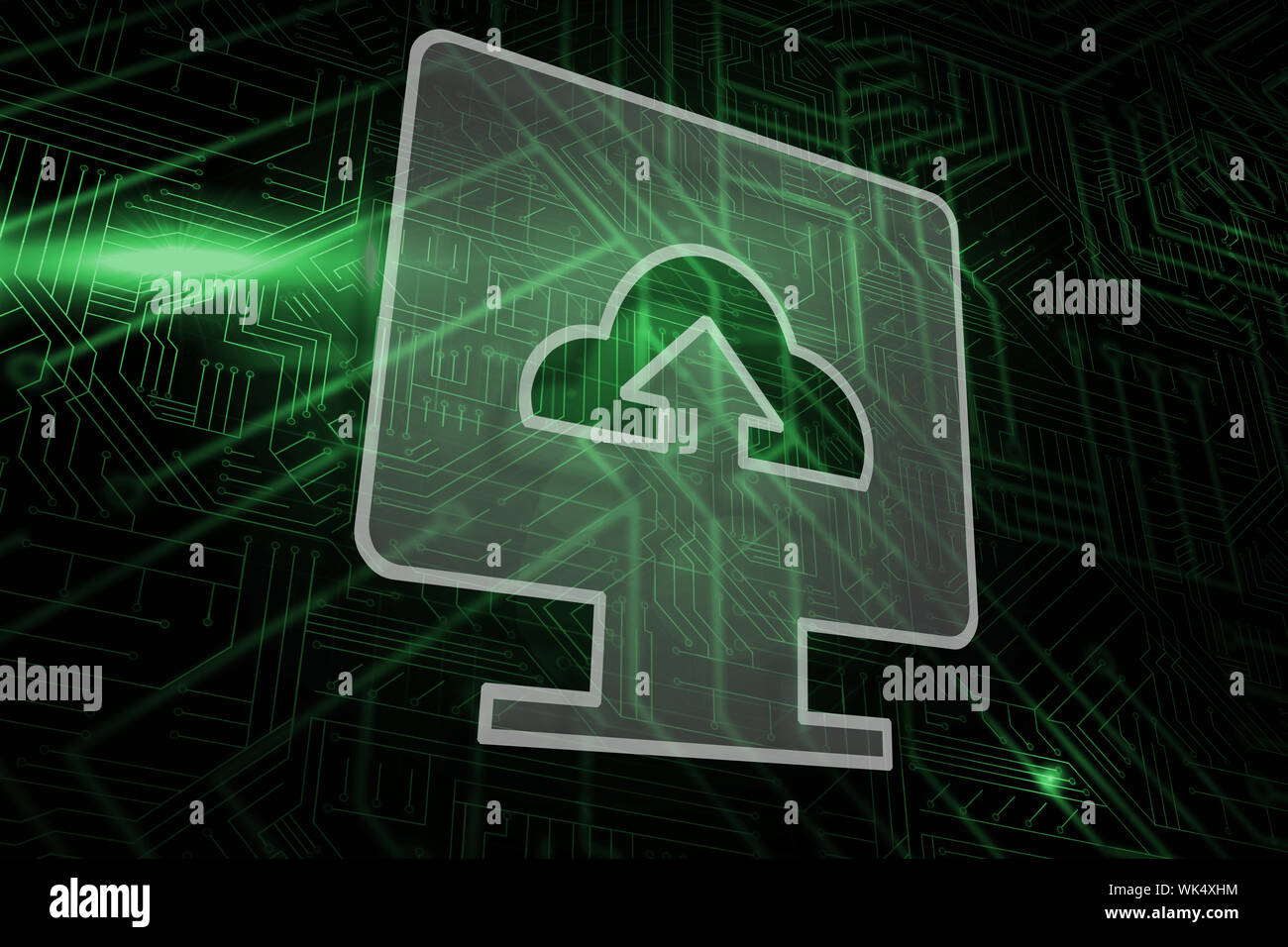 Electronic circuit computer generated hi-res stock photography and ...