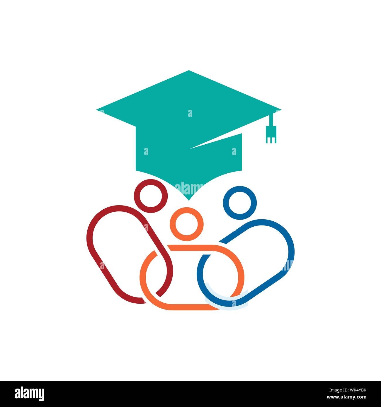 Commitment Teamwork Together Business Logo Illustration Vector Stock ...