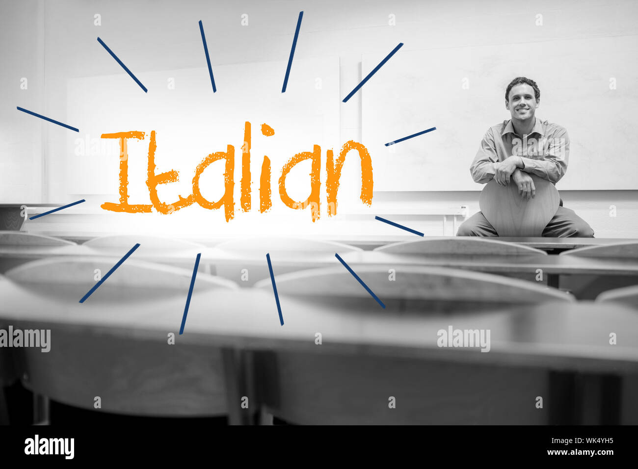 Italian lecture hall hi-res stock photography and images - Alamy