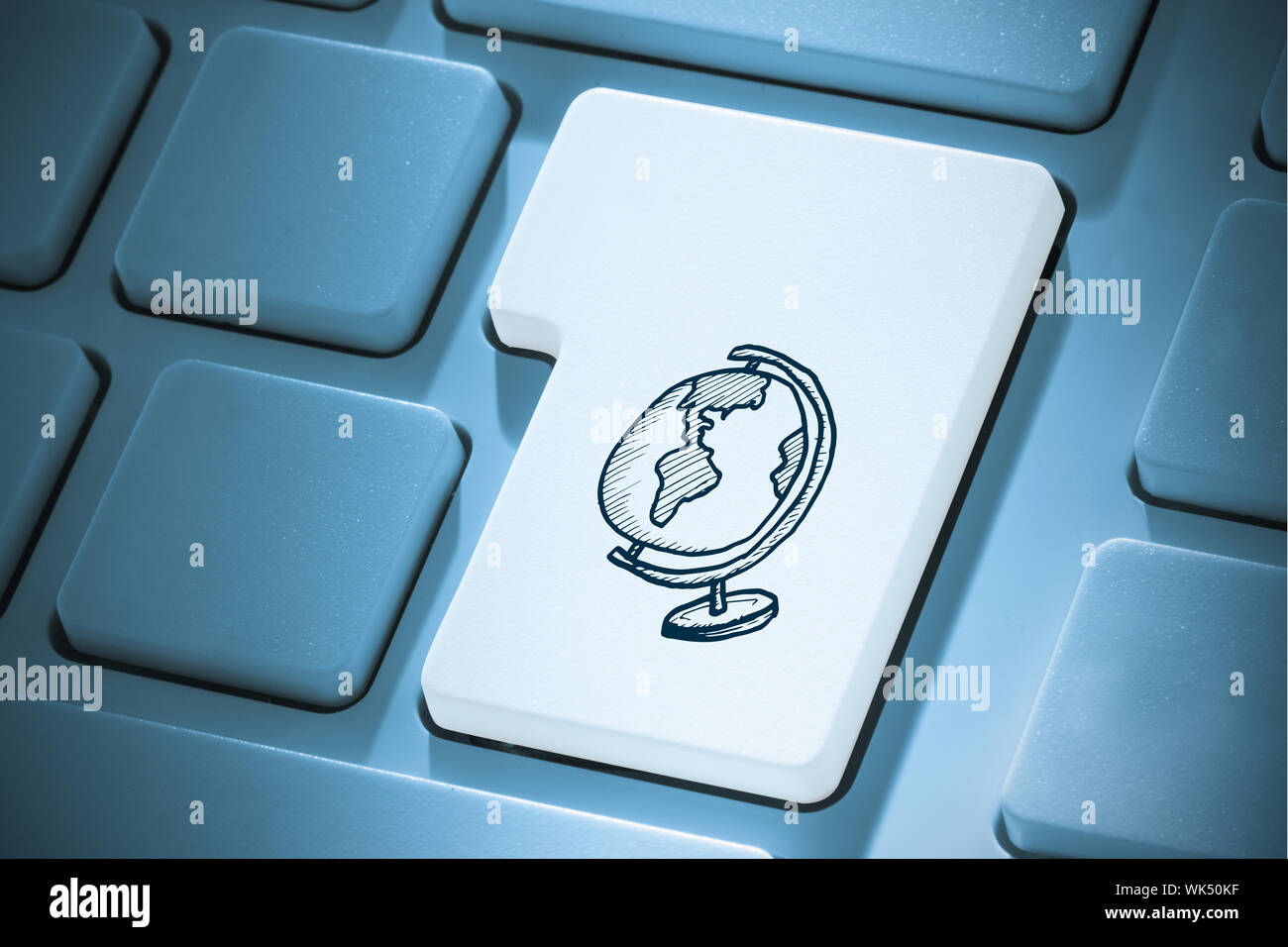 Hand drawn map with key hi-res stock photography and images - Alamy