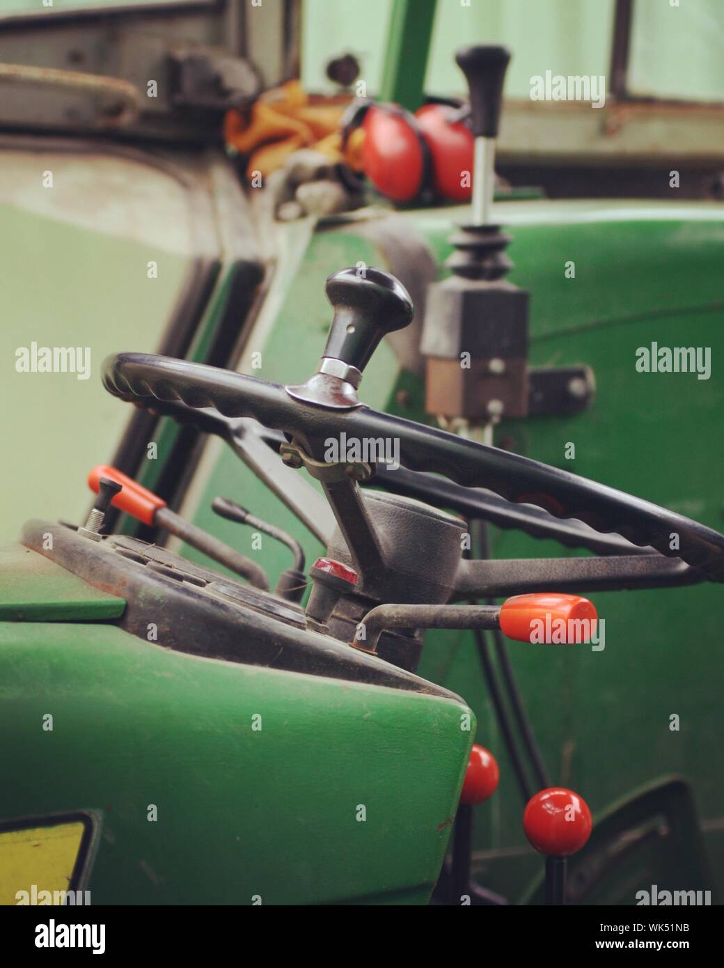 Tractor steering wheel hi-res stock photography and images - Alamy