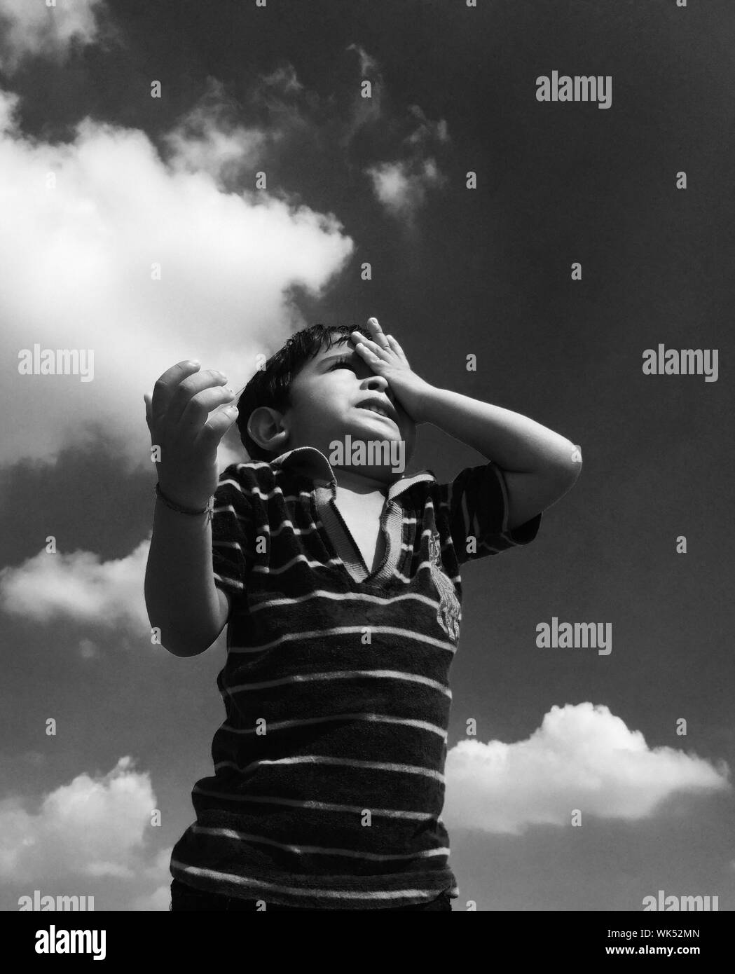 Crying boy preschool hi-res stock photography and images - Alamy