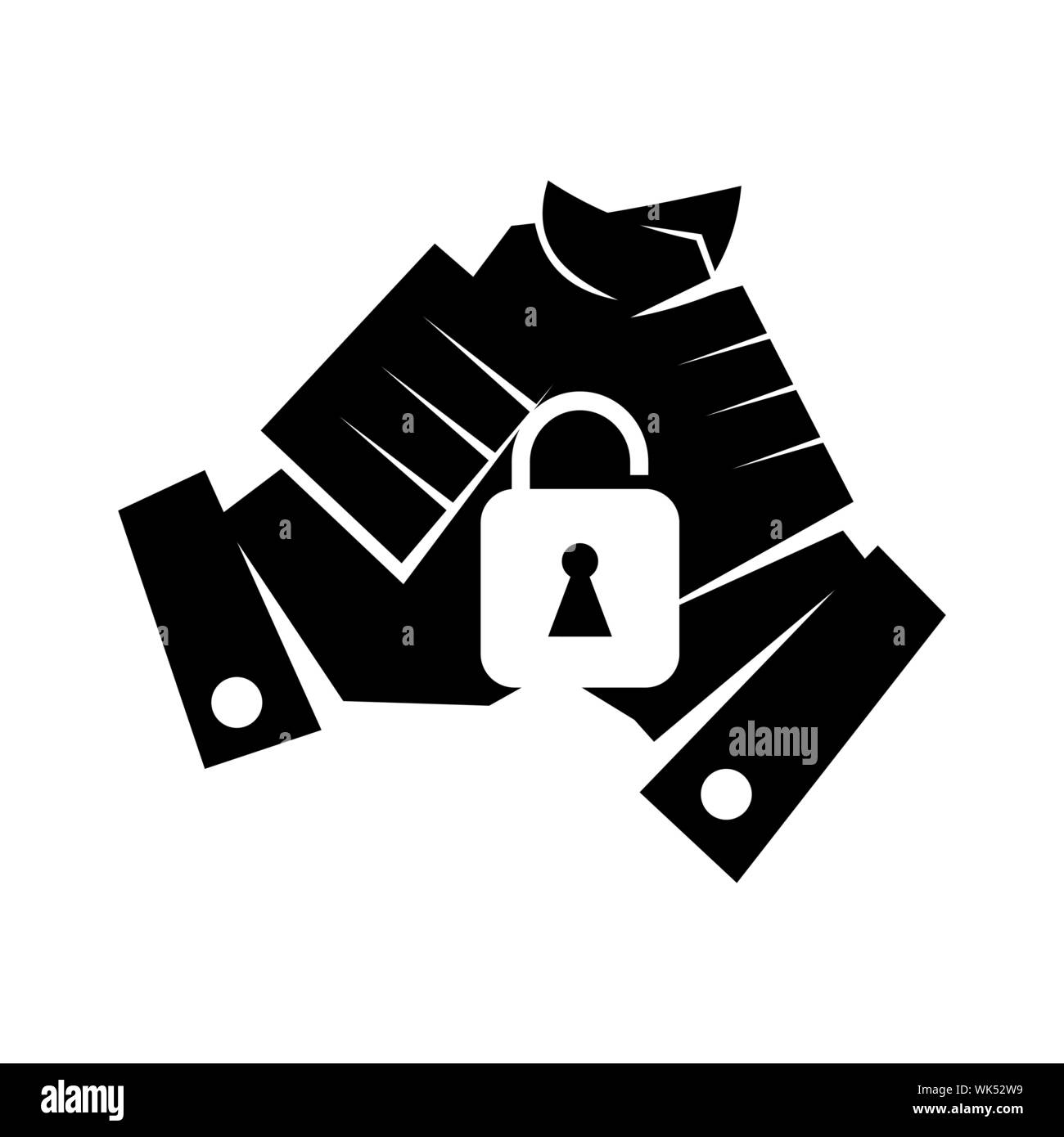 Commitment Teamwork Together Business Logo Illustration Vector Stock ...