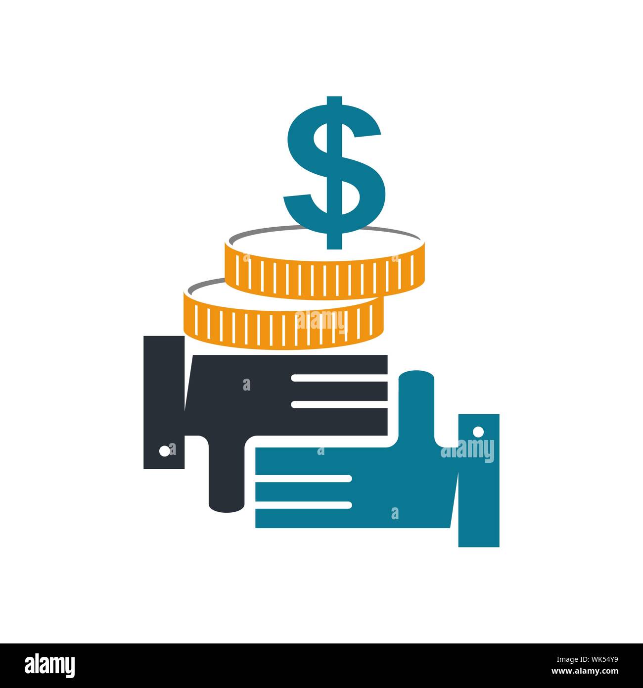 Commitment Teamwork Together Business Logo Illustration Vector Stock Vector Image & Art - Alamy