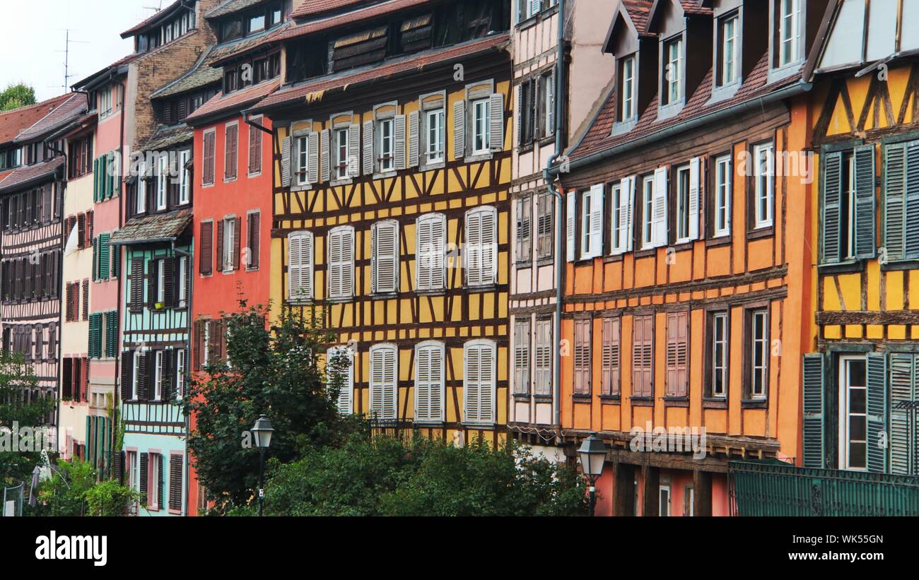Old Buildings In France Stock Photo - Alamy