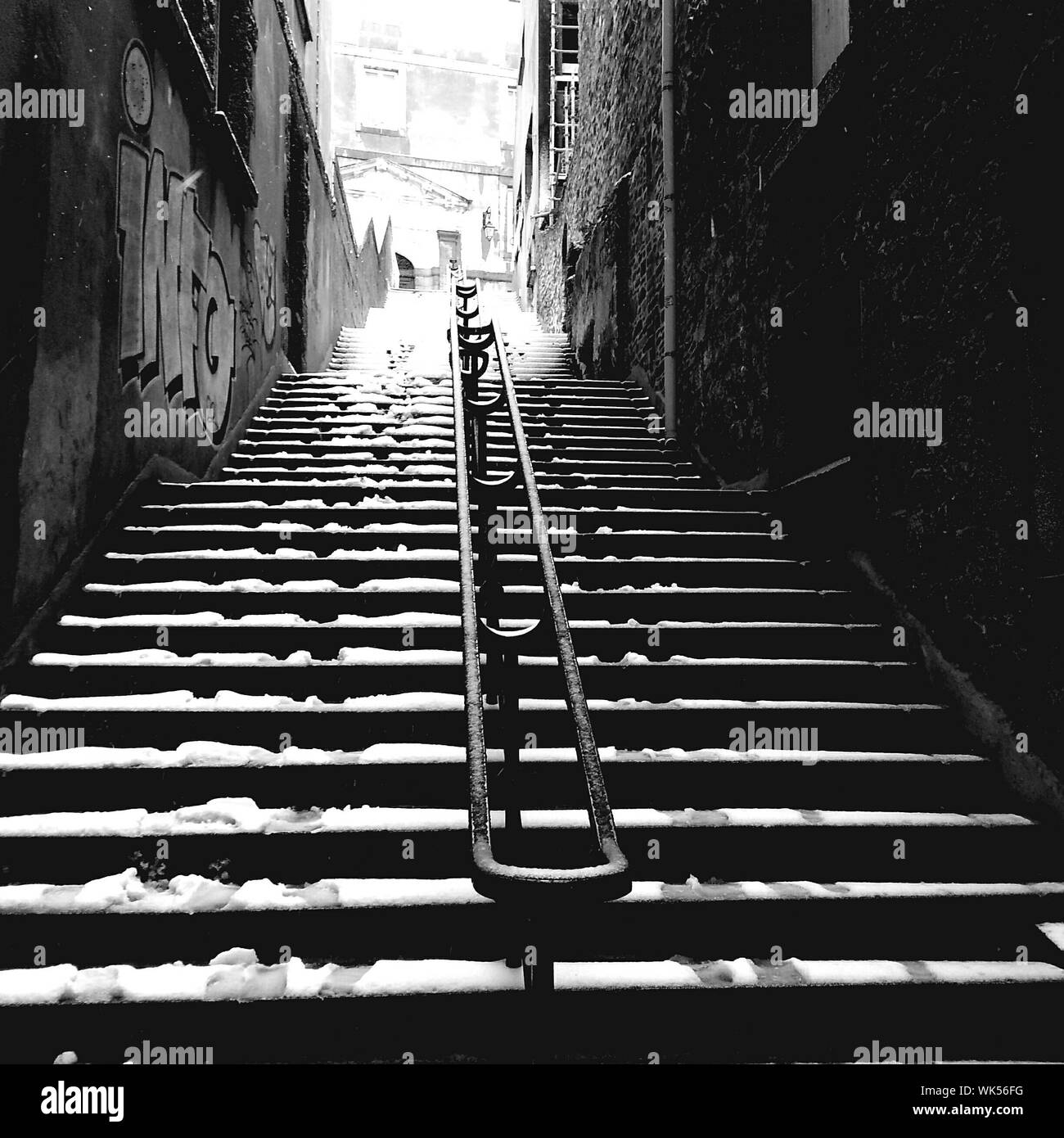 Frozen staircase hi-res stock photography and images - Alamy