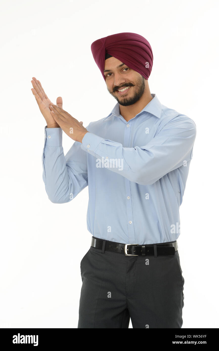 Business man clapping smiling isolated hi-res stock photography and ...