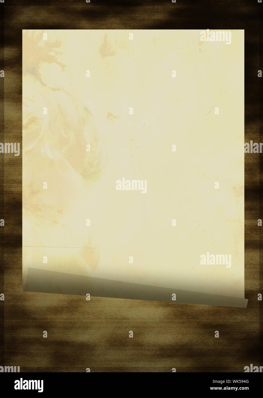 Grunge old paper scroll texture, background Stock Photo - Alamy