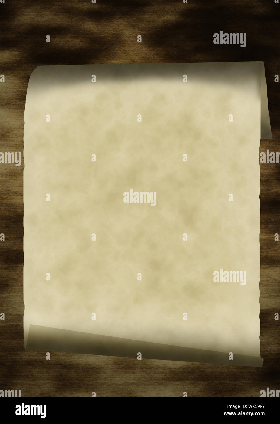 Grunge old paper scroll texture, background Stock Photo - Alamy