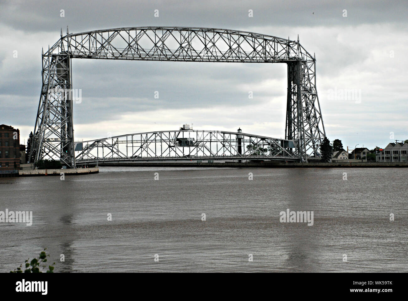 Aerial lift bridge bridge hi-res stock photography and images - Alamy