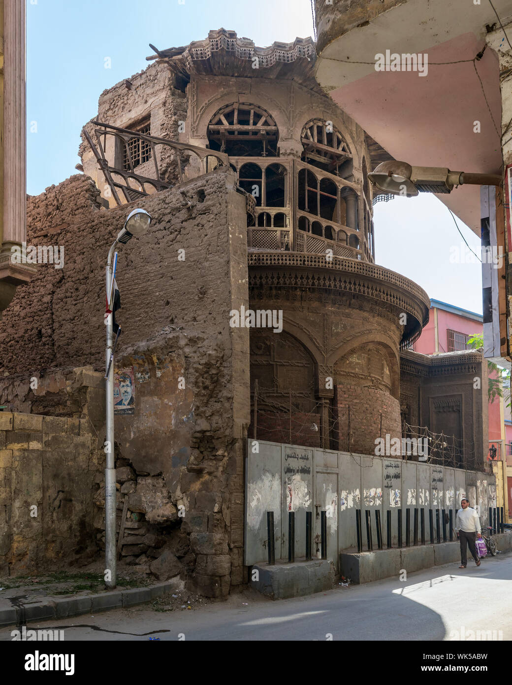 Cairo, Egypt- January 16 2016: Ruined abandoned Sabil and Kuttab ...